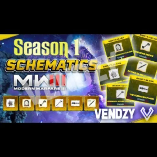 Season 1 Schematics MW3 - Game Items - Gameflip