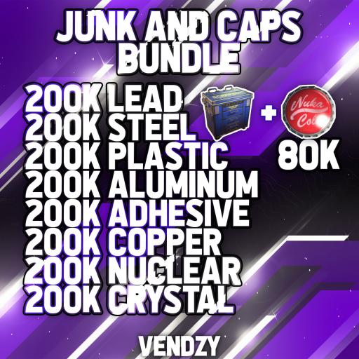 1.6 Million Junk + 80k Caps - Game Items - Gameflip