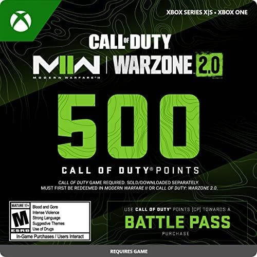 500 Modern Warfare® II or Call of Duty®: Warzone™ 2.0 Points - Xbox ...