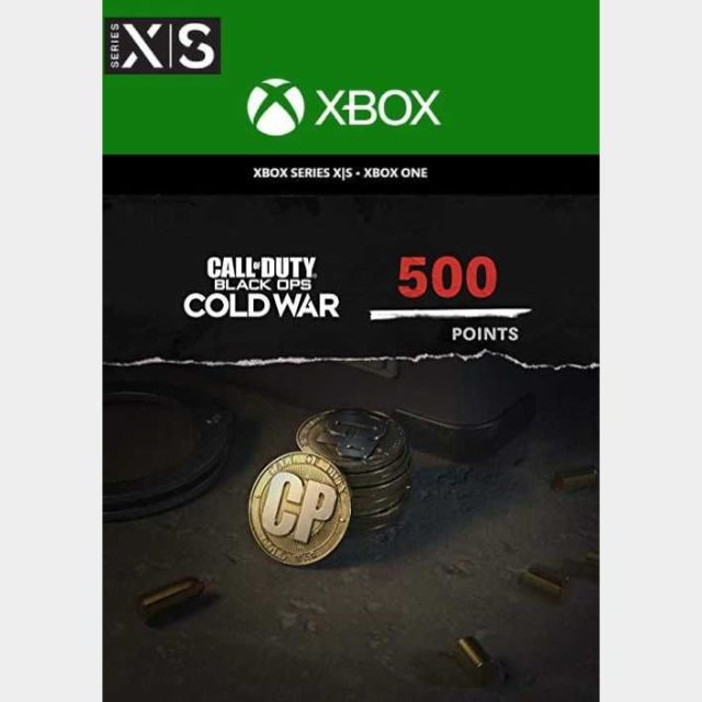 500 CALL OF DUTY: BLACK OPS COLD WAR POINTS Microsoft Xbox Series X|S - Xbox One - Xbox Gift ...