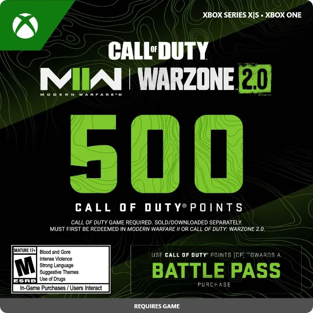 500 Modern Warfare® II or Call of Duty®: Warzone™ 2.0 Points - Xbox ...