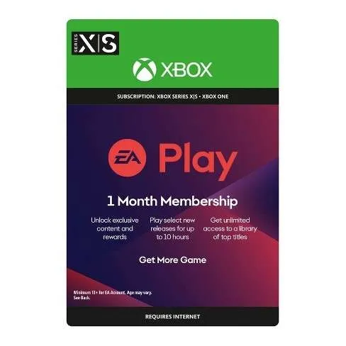 EA Play 1 Month Subscription Xbox One & Series S|X INSTANT DELIVERY ...