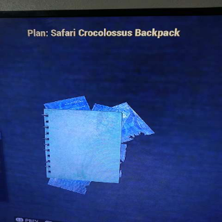 Plan | Safari Crock Backpack - Game Items - Gameflip
