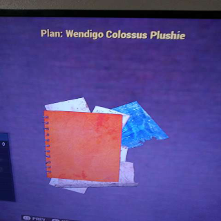 Plan | Wendigo Colossus Plushie - Game Items - Gameflip