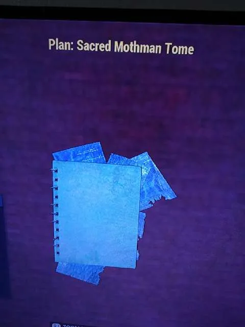 Sacred Mothman Tome - Fallout 76 Game Item - Gameflip