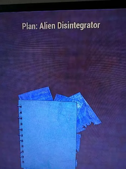 Alien Disintegrator - Fallout 76 Game Items - Gameflip