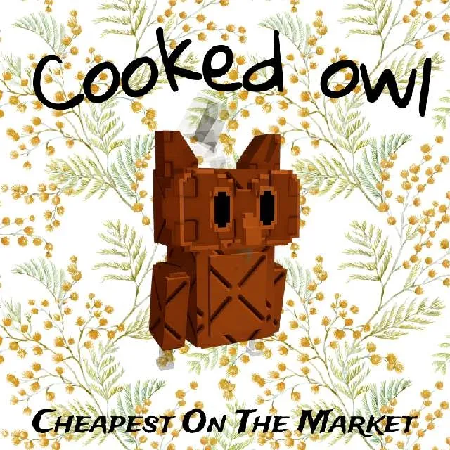 Cooked Owl GAG - Grow a Garden Game Item - Gameflip