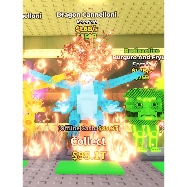 Diamond Dragon Cannelloni 1.6B/S - Steal a Brainrot Game Item - Gameflip
