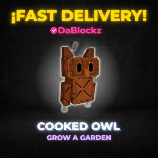 Grow a Garden | cooked owl - Grow a Garden Game Item - Gameflip