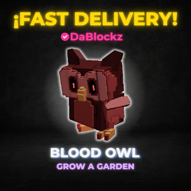 Grow a garden | Blood Owl - Grow a Garden Game Item - Gameflip