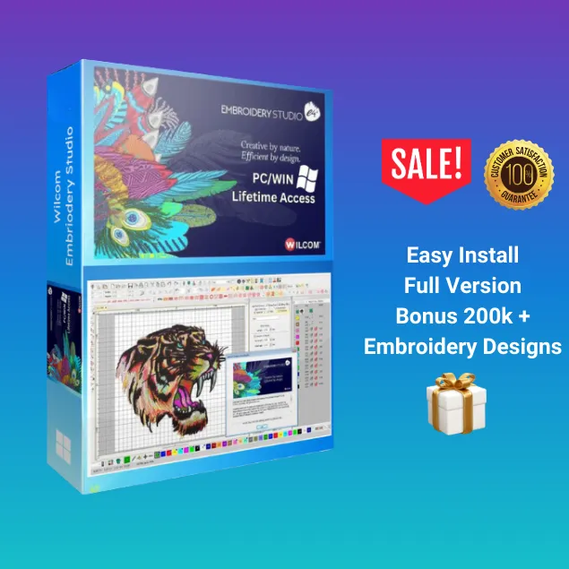 Wilcom Embroidery Studio E4.2 Full Version Lifetime for Windows - Embroidery Digitizing Hatch 2 ...