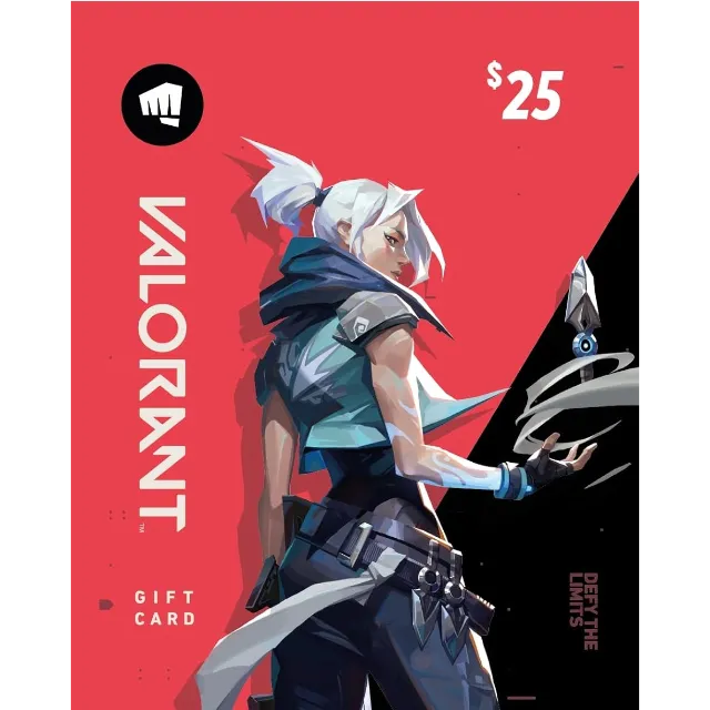 $25 Valorant Gift Card USA (PC) | INSTANT (4% OFF) - Riot Points Gift ...