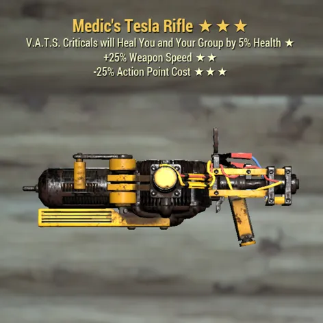 Med2525 Tesla Rifle - Fallout 76 Game Items - Gameflip