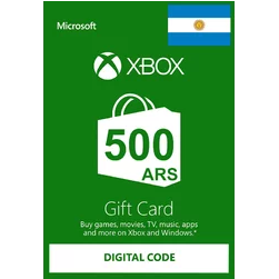 $500 ARS - ARGENTINA PESOS - Xbox Gift Card Tarjetas de Regalo - Gameflip
