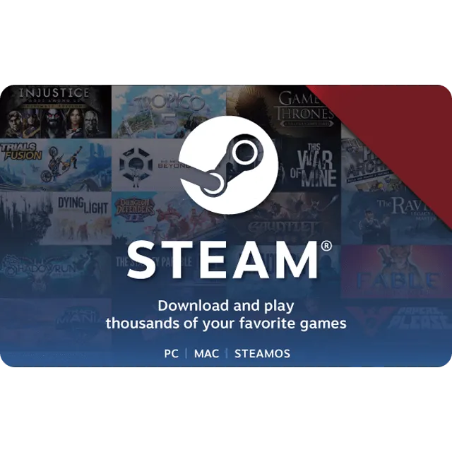 Steam Wallet Gift Card 50 USD (USD) - Steam Gift Card - Gameflip
