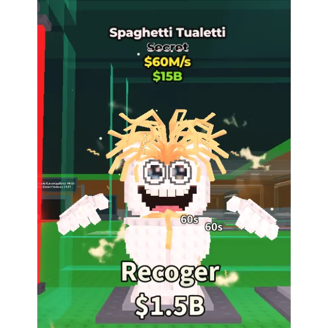 🔥Lowest Price 🔥 Spaghetti Tualeti $60M/s - Steal a Brainrot Game Item ...