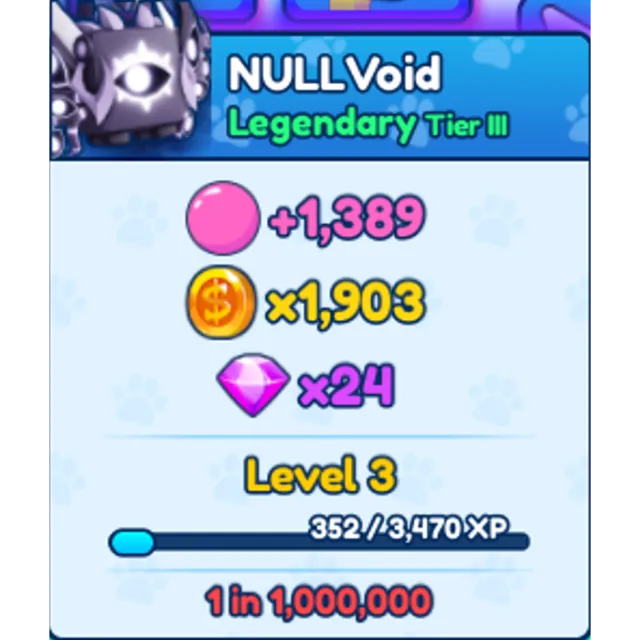 NULLVoid | BGSI - Bubble Gum Simulator Game Item - Gameflip