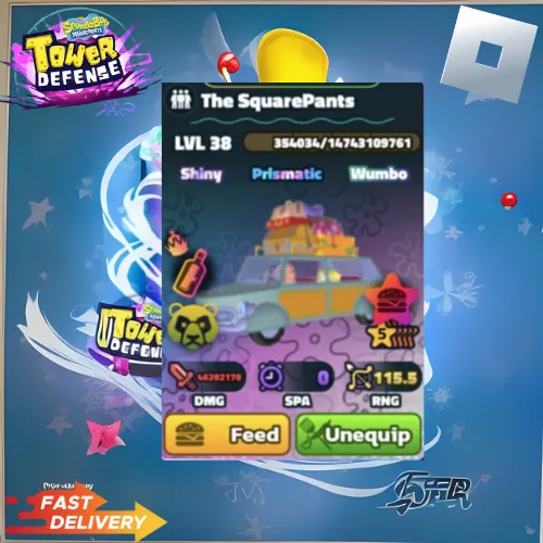 THE SQUAREPANTS - 5 STAR NEPTUNE CROWN SHINY WUMBO POWER PATTY ...