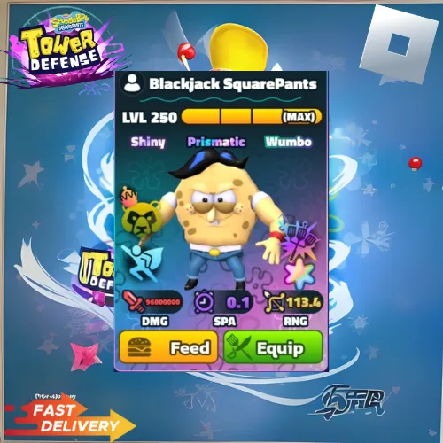 BlackJack Squarepants - SUPERSTAR NEPTUNE CROWN SHINY WUMBO - SPONGEBOB ...