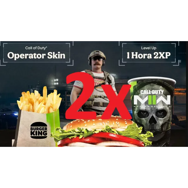 2x🔑 🐳INSTANT🐳BURGER KING TOWN SKIN - CoD Call of Duty: Modern Warfare 2 ...