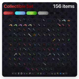 MM2・🔑 Collectible Set・156 items - Game Items - Gameflip