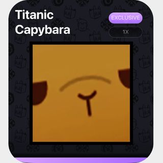 Titanic Capybara Pet Sim 99 - Game Items - Gameflip
