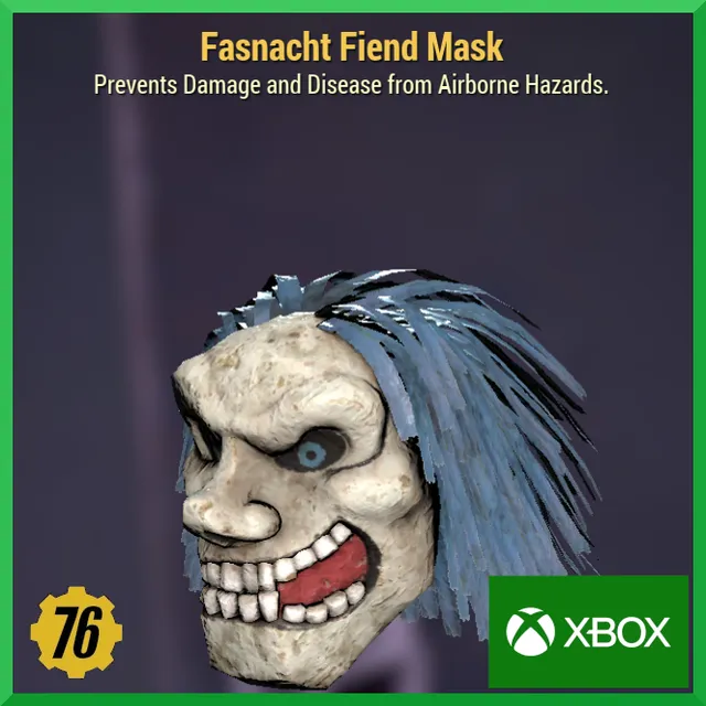 Fiend Mask - Fallout 76 Game Items - Gameflip