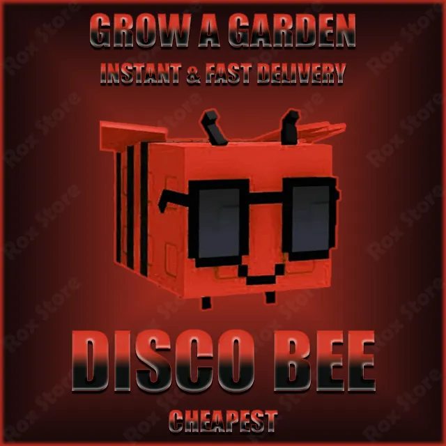 Disco Bee Grow a Garden - Roblox Game Item - Gameflip