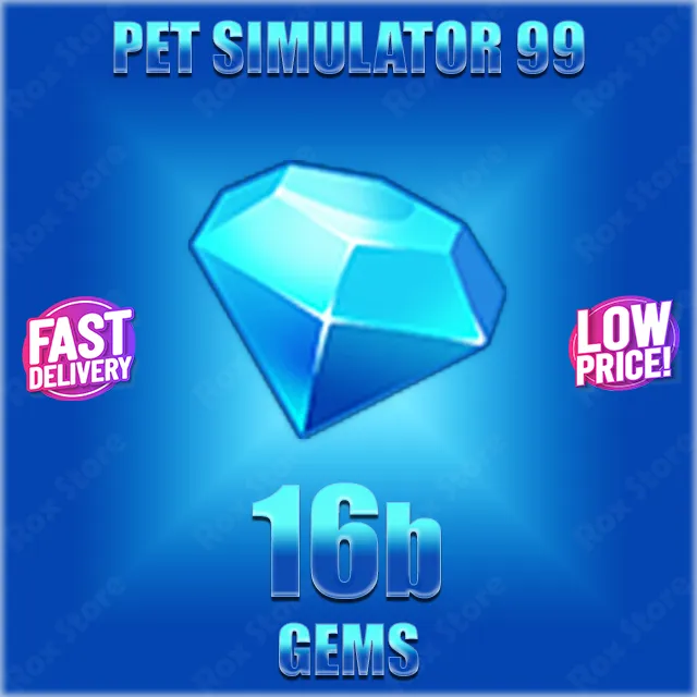 Pet Simulator 99 16b Gems - Pet Simulator 99 Game Item - Gameflip