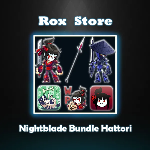 BRAWLHALLA NIGHTBLADE BUNDLE HATTORI - Brawlhalla Game Items - Gameflip