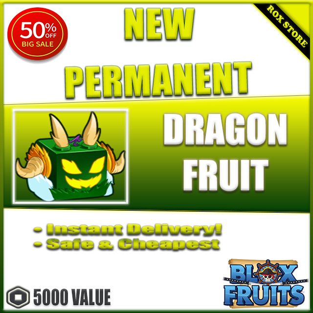 BLOX FRUITS DRAGON FRUIT - Blox Fruits Game Items - Gameflip