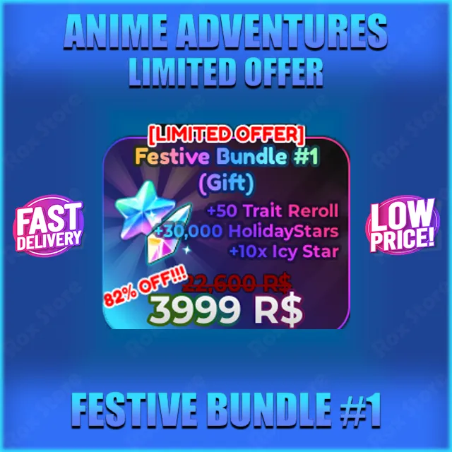 Festive Bundle - Anime Adventures Game Item - Gameflip