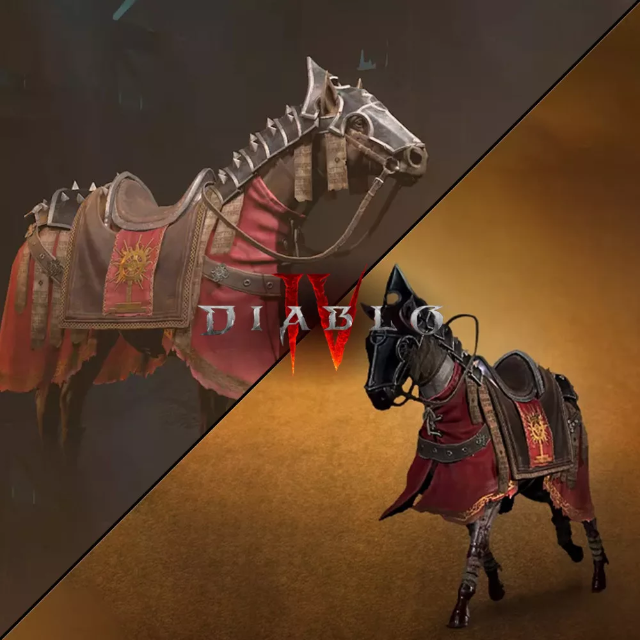 Diablo IV – Light Bearer Mount & Caparison of Faith Mount (Battle.net ...