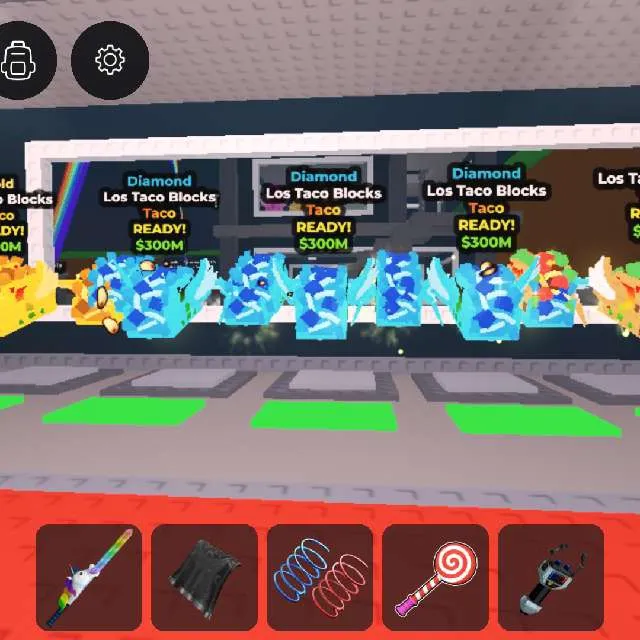 Los Taco Blocks X12 - Steal a Brainrot Game Item - Gameflip