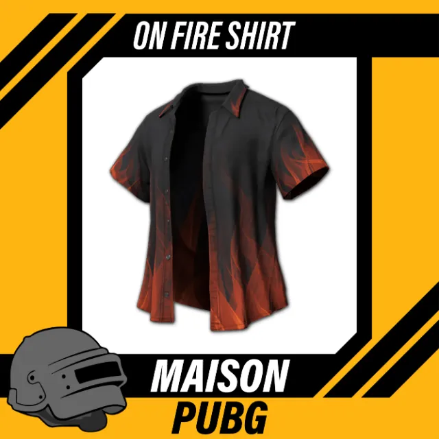 PUBG | ON FIRE SHIRT - PUBG Game Item - Gameflip