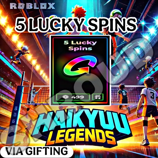 Volleyball Legends 5 LUCKY SPINS - Other Game Item - Gameflip