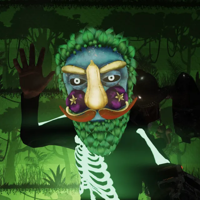 Fasnacht Glowing Veggie Man Mask - Fallout 76 Game Item - Gameflip