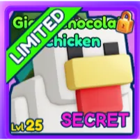 Mythic Giant Chocolate Chicken BGSI - Bubble Gum Simulator Game Item ...