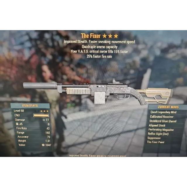 Weapon | Q2515 Fixer - Fallout 76 Game Item - Gameflip