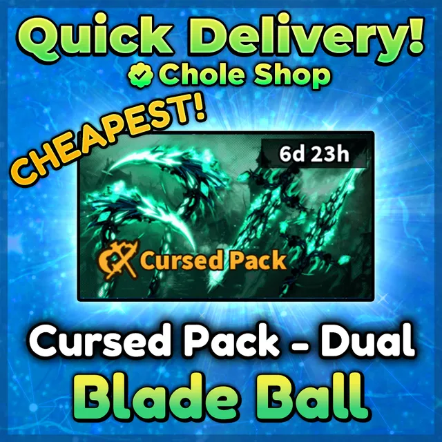 Blade Ball Cursed Pack Dual - Blade Ball Game Items - Gameflip