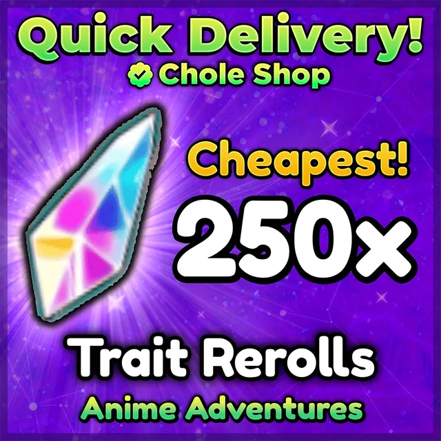 Trait Reroll - Anime Adventures Game Item - Gameflip