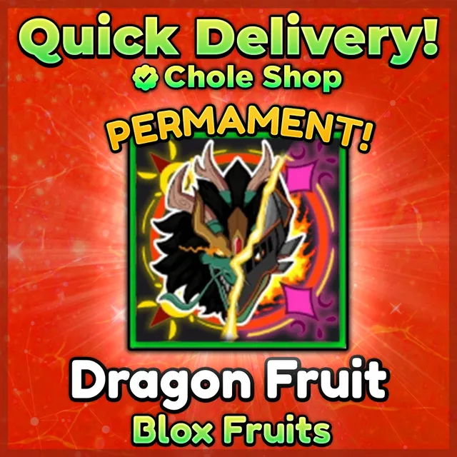 Blox Fruits Dragon Fruit - Blox Fruits Game Items - Gameflip