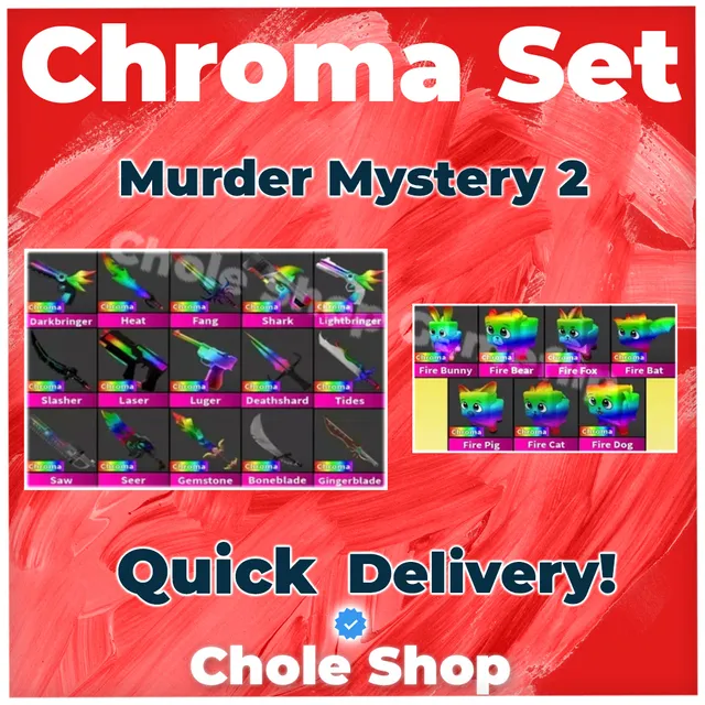 MM2 Chroma Set - Murder Mystery 2 Game Item - Gameflip