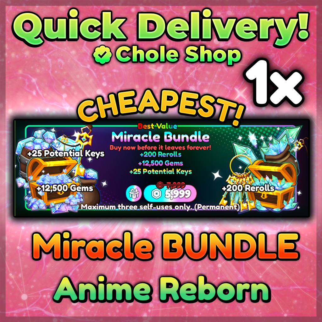 Miracle Bundle - Anime Reborn Game Items - Gameflip