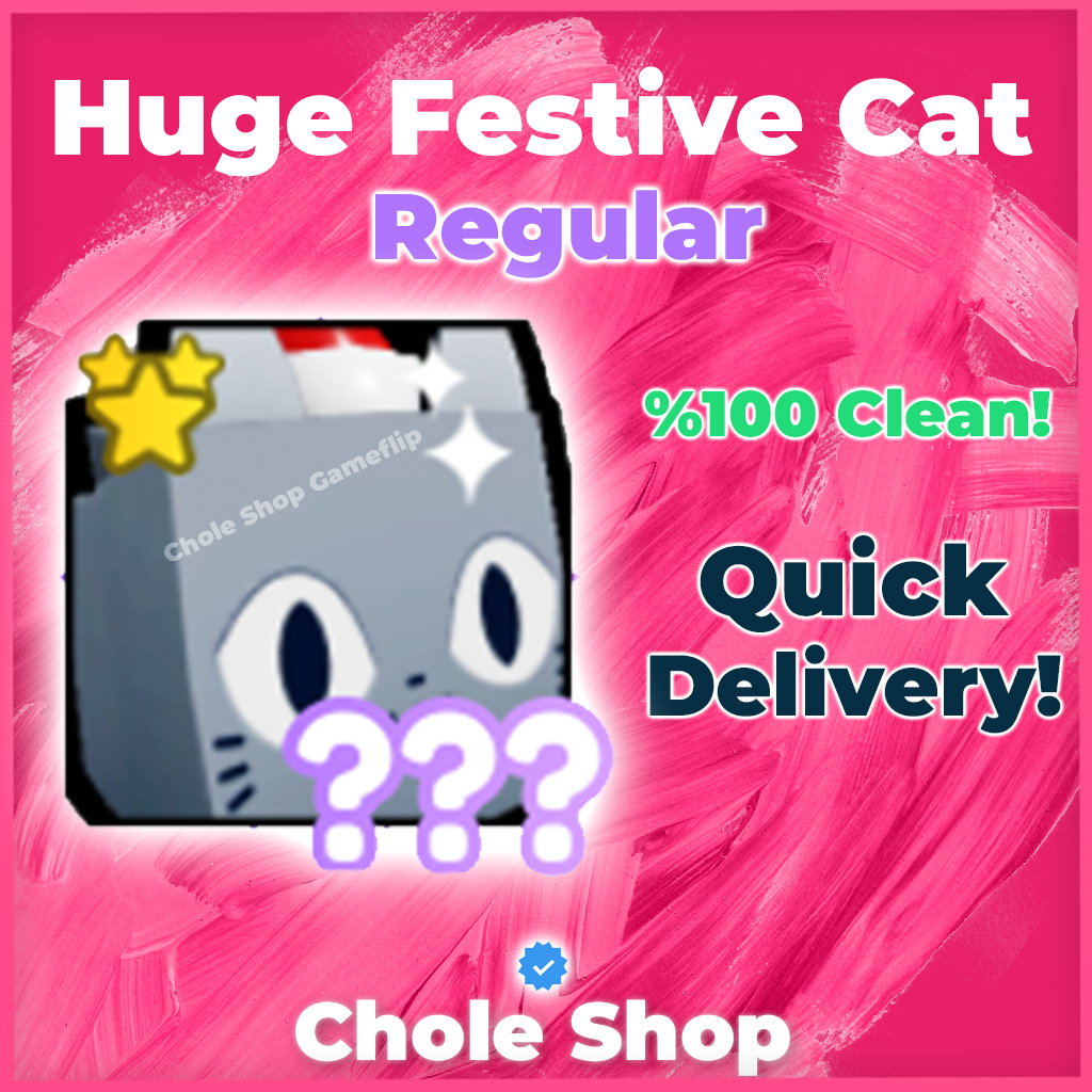 Huge Festive Cat Game Items Gameflip