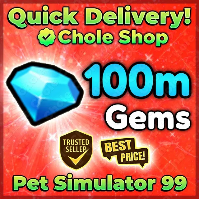 100m Gems - Roblox Game Items - Gameflip