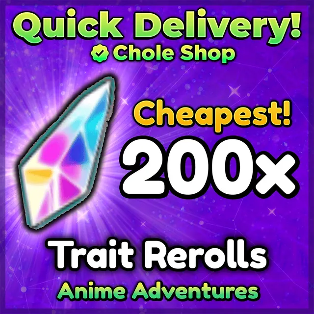 Trait Reroll - Anime Adventures Game Items - Gameflip