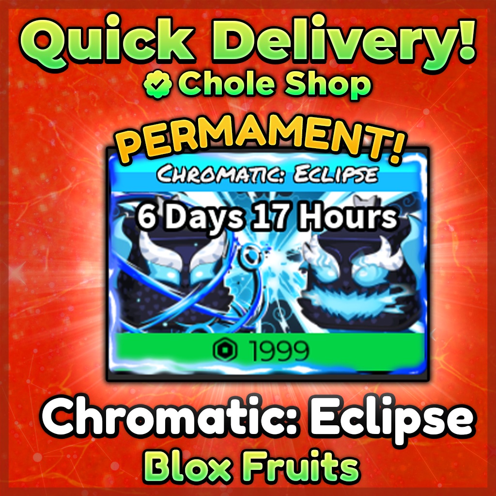Chromatic Eclipse - Blox Fruits Game Item - Gameflip