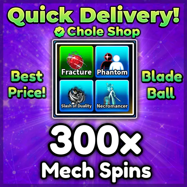 Blade Ball Mech Spins - Blade Ball Game Item - Gameflip