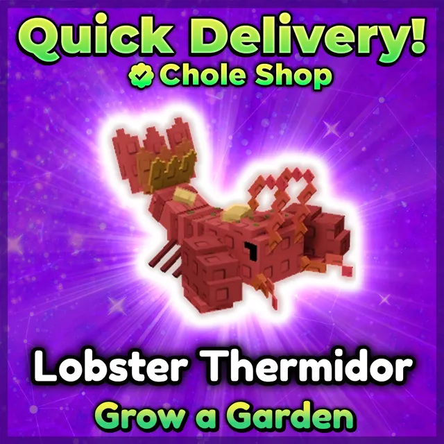 Lobster Thermidor Grow a Garden - Roblox Game Item - Gameflip